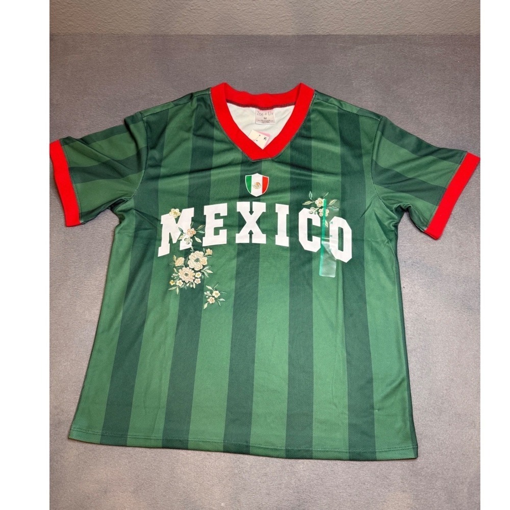 Target Zoe& Liv | Tops | Rare Target 226 World Cup Mexico Floral Soccer ...